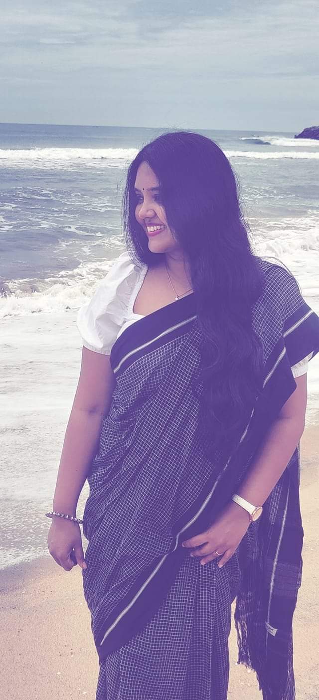 Black White Patteda Anchu Saree - Shagun Silks & Sarees